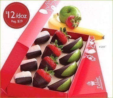 **Thru Sunday** Edible Arrangements: 12 pc Chocolate Covered Fruit Box ...