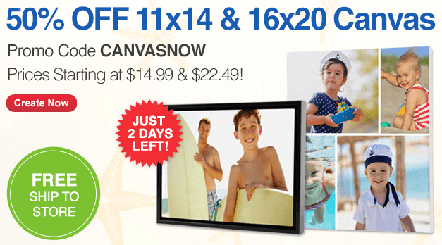 CVS 50 Off Select Canvas Prints FREE Shipping To Store The CentsAble Shoppin