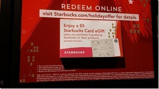Starbucks Holiday eGift Card Offer: Earn a $5 eGift Card through 12/31 ...