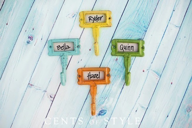 Cents of Style: CUTE Metal Name Hooks just $3.95 + FREE Shipping! | The ...