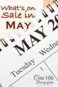 What's on Sale in May | The CentsAble Shoppin