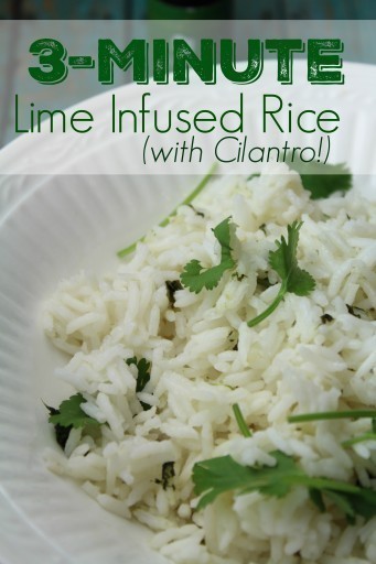 3-Minute Lime Infused Rice with Cilantro | The CentsAble Shoppin