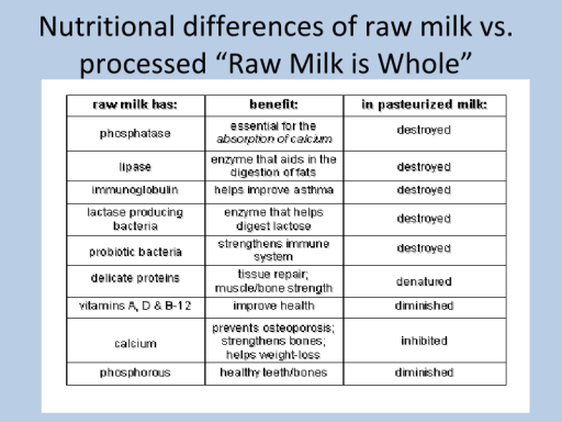 Why Raw Milk is Real Milk