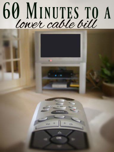 60 Minutes to a Lower Cable Bill | The CentsAble Shoppin