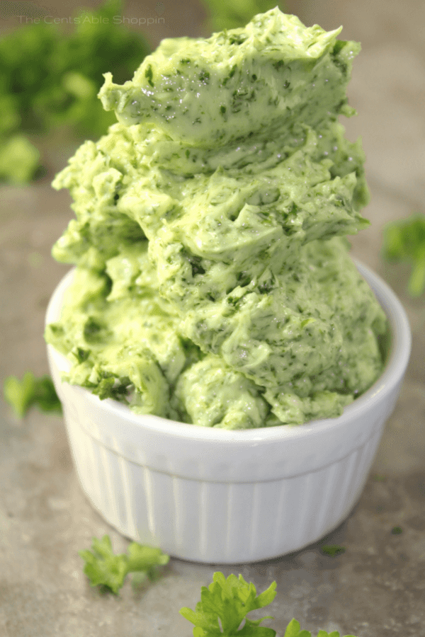Herbed Parsley Garlic Butter | The CentsAble Shoppin