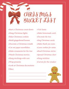 Ultimate Christmas Bucket List | The CentsAble Shoppin