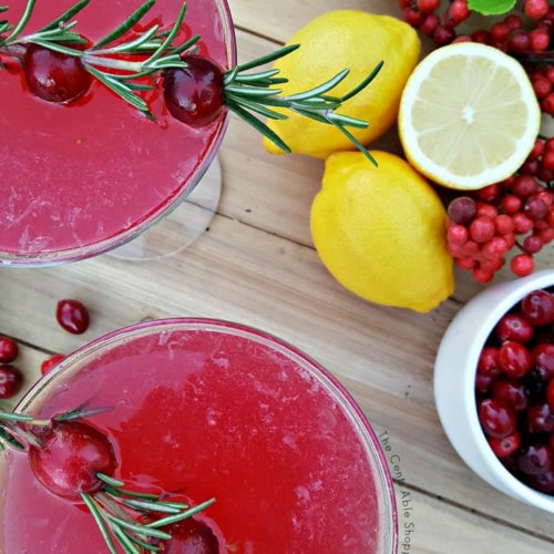 Cranberry Lemon Drop Martini | The CentsAble Shoppin