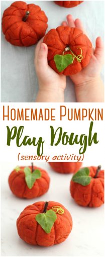 Homemade Pumpkin Play Dough (Sensory Play) | The CentsAble Shoppin