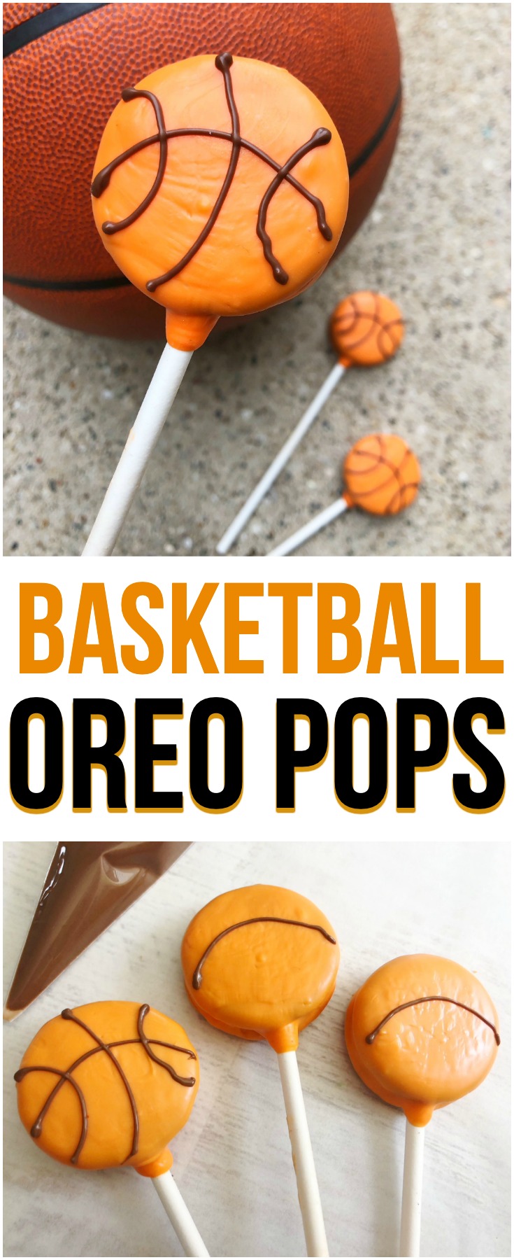 Basketball Oreo Pops | The CentsAble Shoppin