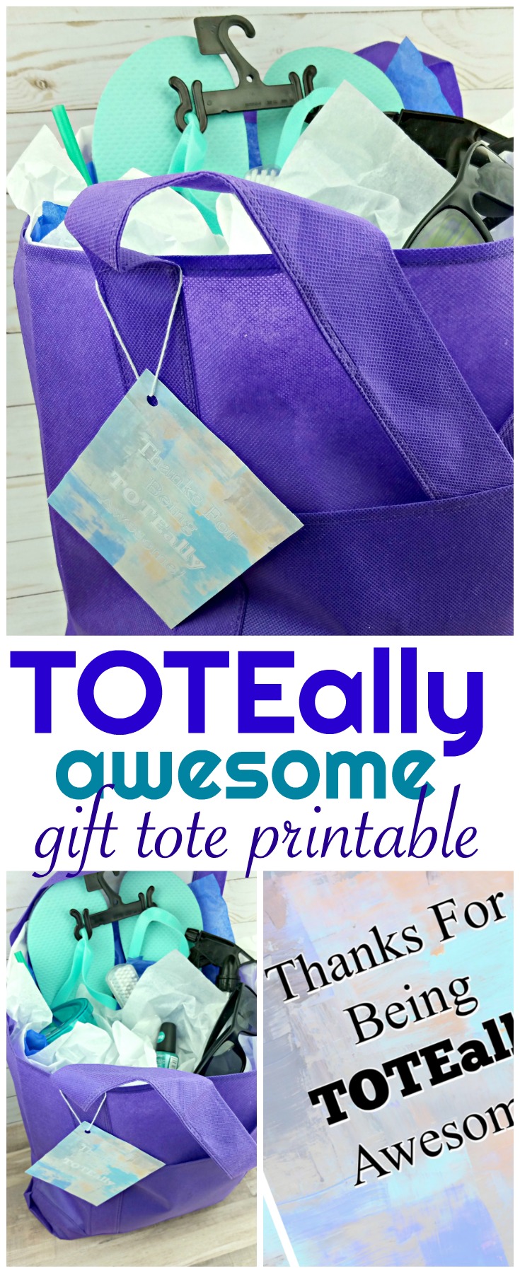 You're TOTEally Awesome! Gift Tote Printable | The CentsAble Shoppin