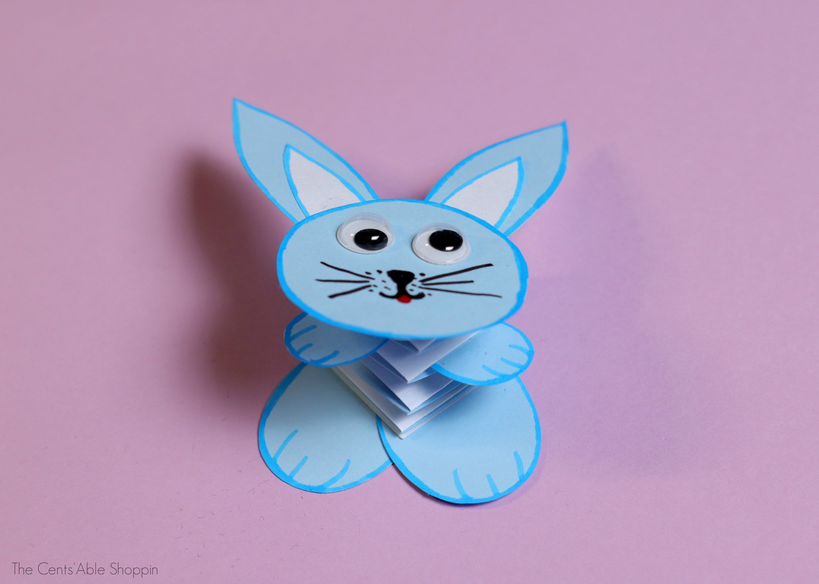 Paper Bunny Craft The CentsAble Shoppin Paper Bunny Craft The CentsAble Shoppin
