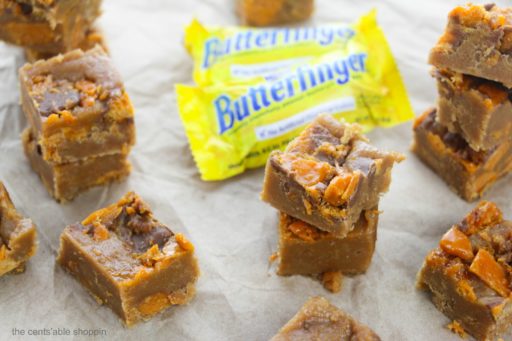 Butterfinger Fudge | The CentsAble Shoppin