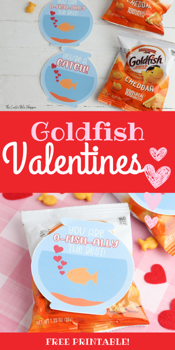 Goldfish Valentine (FREE Printable Download!) | The CentsAble Shoppin