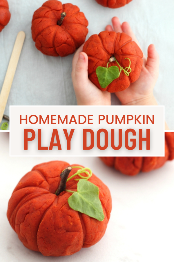 Homemade Pumpkin Play Dough (Sensory Play) | The CentsAble Shoppin